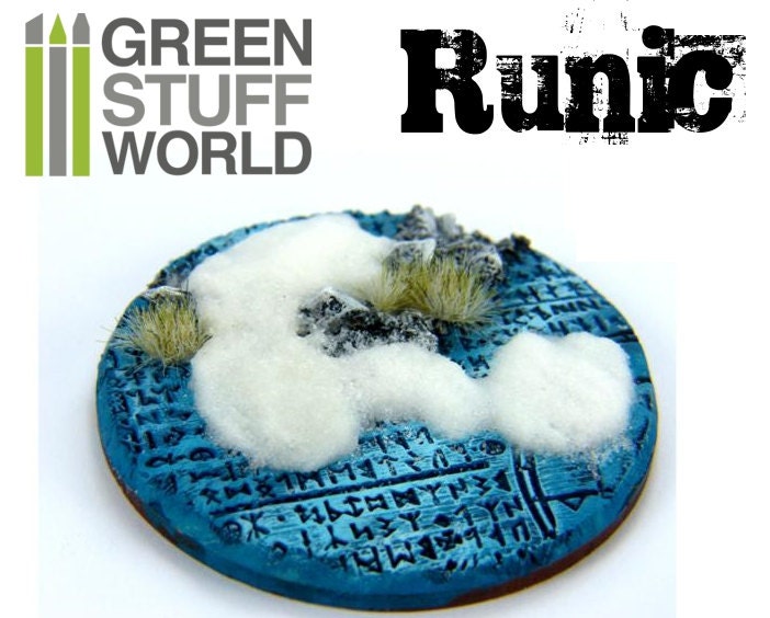 Rolling Pin RUNIC Runes Texture Create Your Own Bases | Etsy