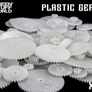 58x PLASTIC COGS and GEARS Steampunk - Clock Watch Robot Parts - Diy ...