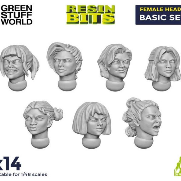 40k Female Heads - Etsy