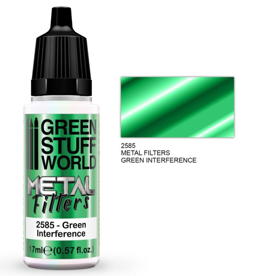 Metal Filters - Green Interference - Paint Effect Hobby Brush Airbrush ...