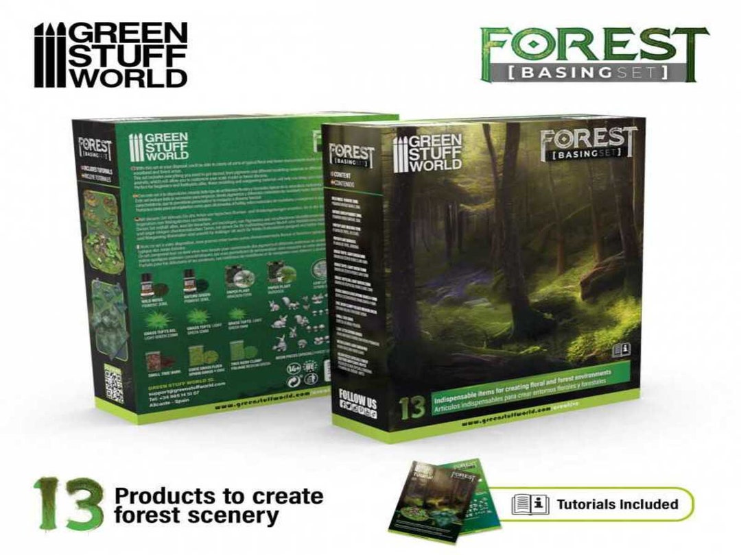 Basing Sets - Forest - for Swamp Dioramas and Miniature Bases Painting ...