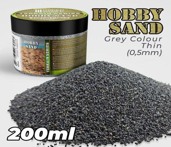 Thin Hobby Sand Dark Grey 200ml Modelling Scenery Diorama - Etsy