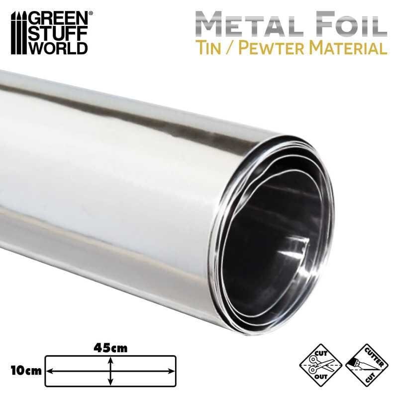 Feuille de métal flexible - Papier d'étain 10x45cm - Embossage Gaufrage ...