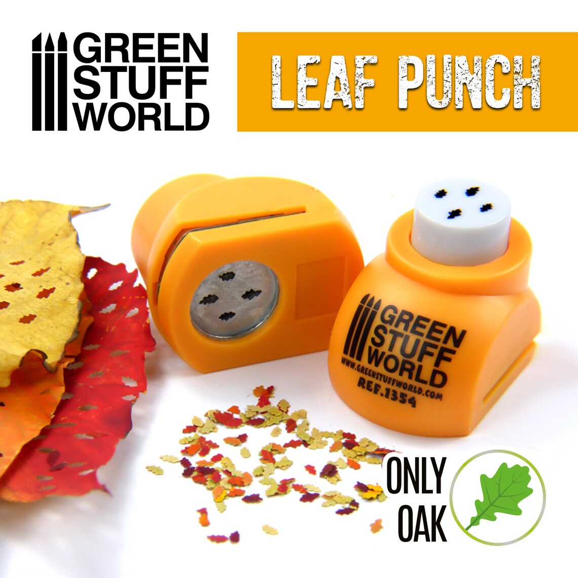Miniature Leaf Punch ORANGE Leave Maker Perfect Leaves for - Etsy