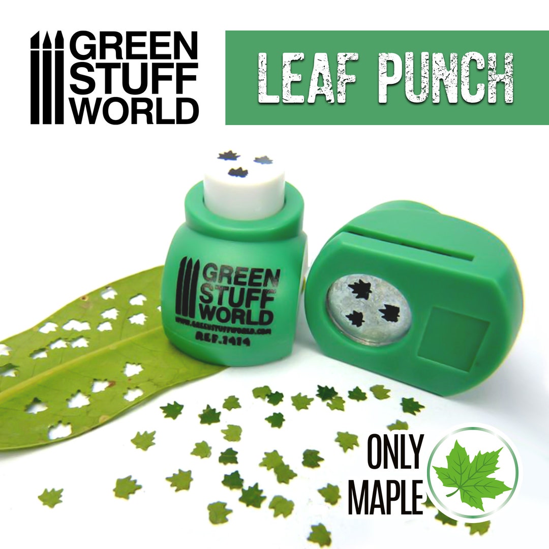 Miniature Leaf Punch MEDIUM GREEN - Leave Maker Perfect Leaves for Your ...