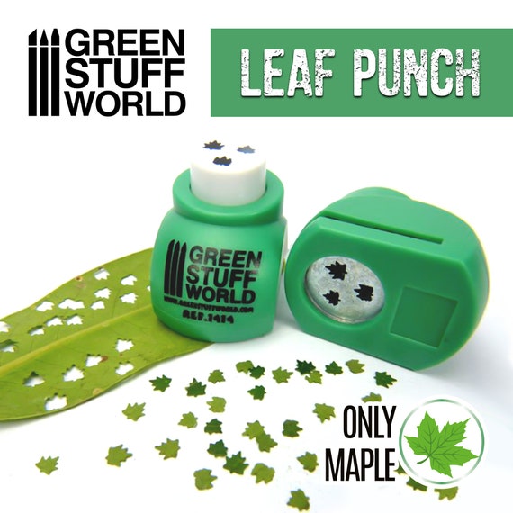 Miniature Leaf Punch MEDIUM GREEN Leave Maker Perfect Leaves | Etsy