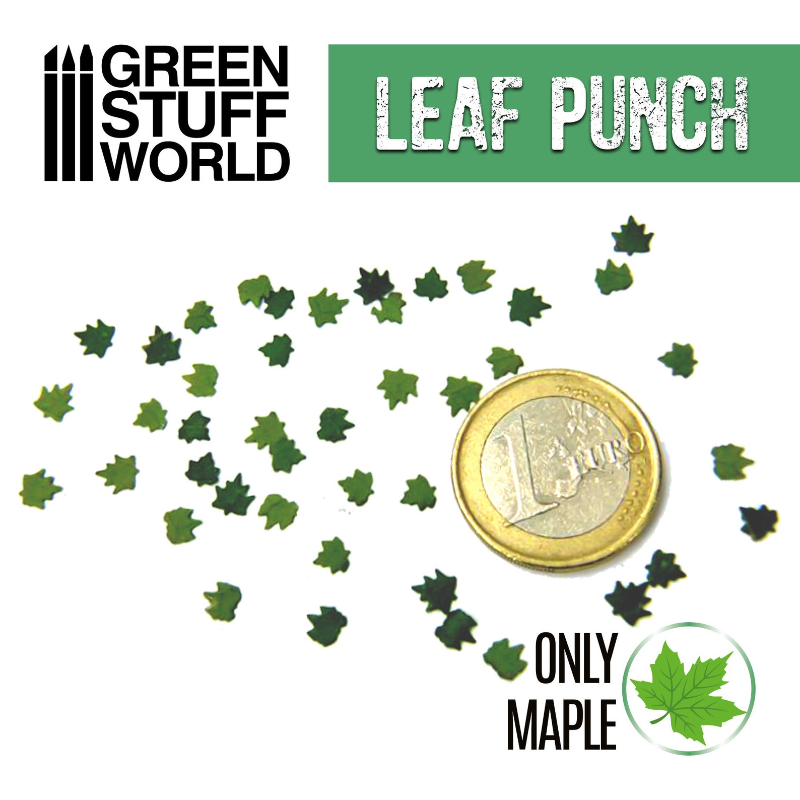 Miniature Leaf Punch MEDIUM GREEN - Leave Maker Perfect Leaves for Your ...