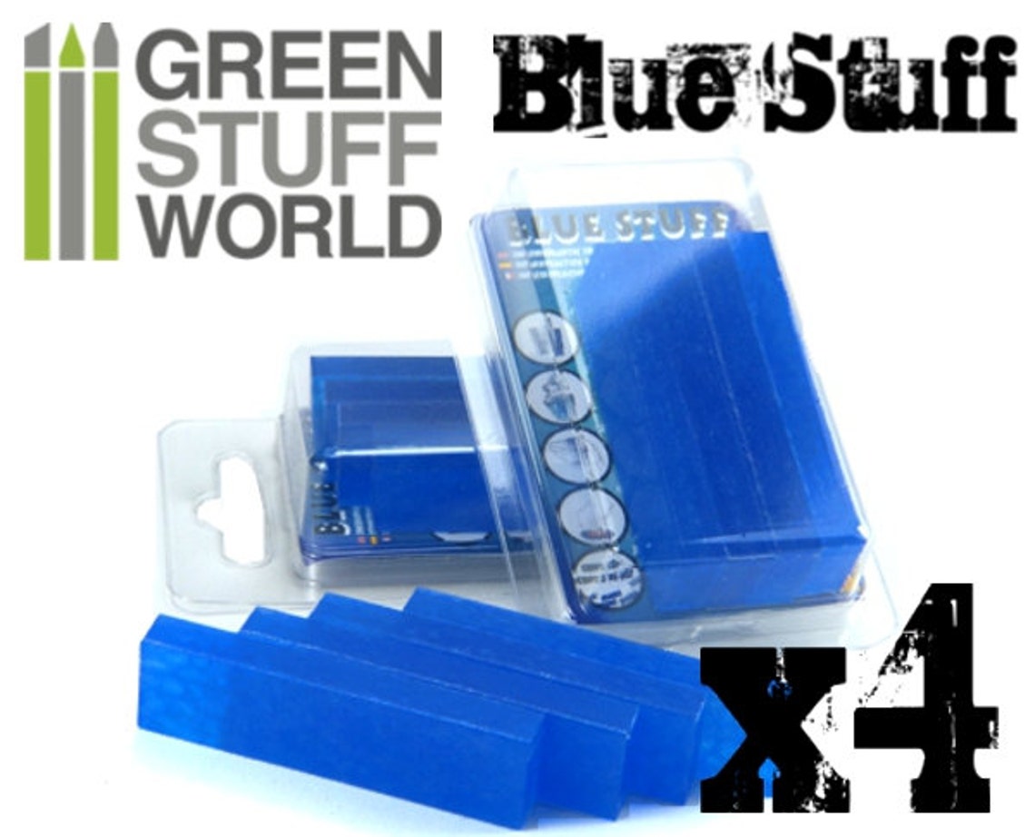 Blue Stuff 4 Bars Make Instant Moulds With Water - Etsy