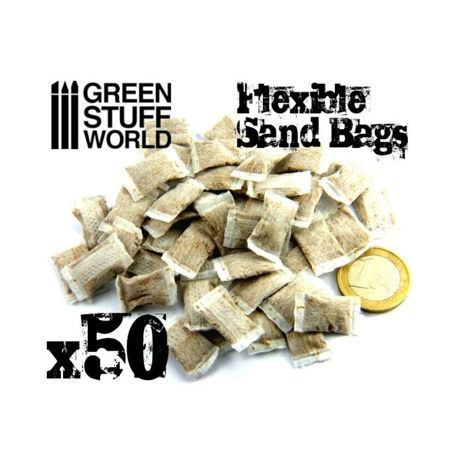 50x Flexible SANDBAGS Basing Model Sand Bag Trench 40k Tank - Etsy