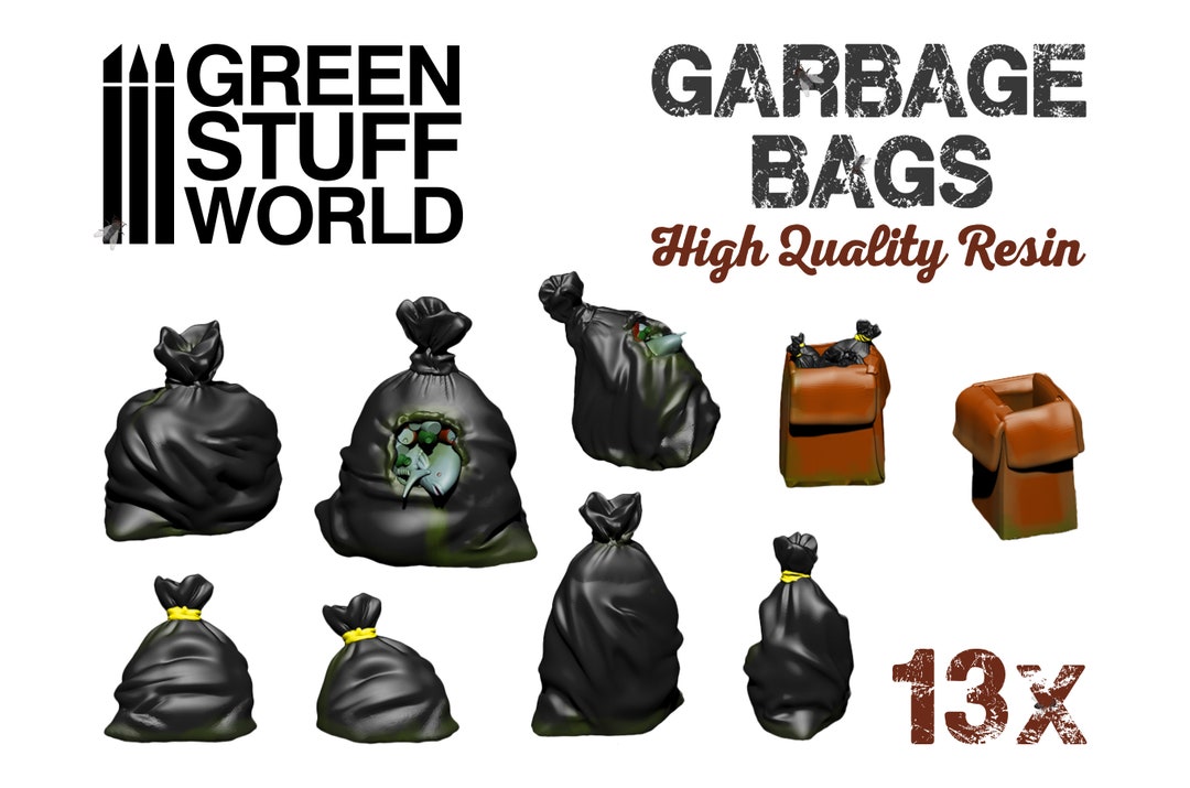 Resin Garbage Bags Compatible With Infinity Wargames Miniature ...