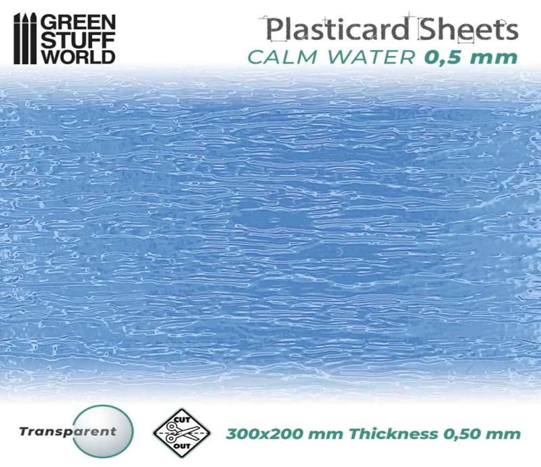 River Water Sheet - Textured Plastic Sheet - Streem Effect - Calm Water ...