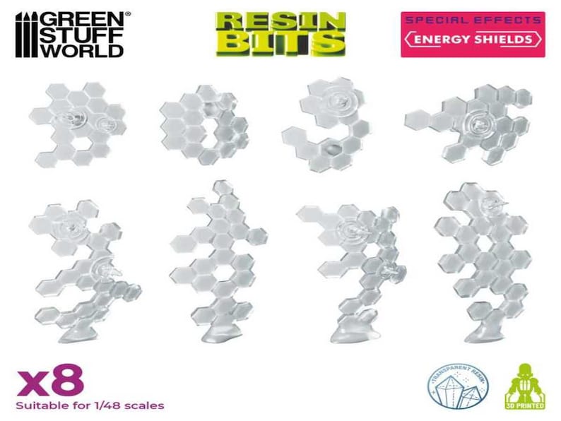 3D Printed Set: Energy Shields - Infinity Wargames Miniature ...