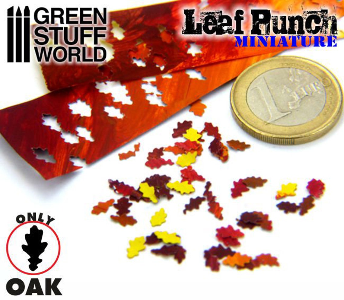 Miniature LEAF PUNCH Light Purple Leave Maker Dioramas - Etsy