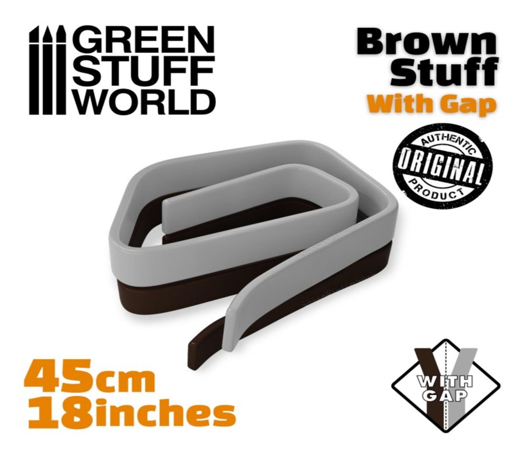 Brown Stuff Putty 18 Inches (45cm) WITH GAP - Modeller Epoxy Putty ...
