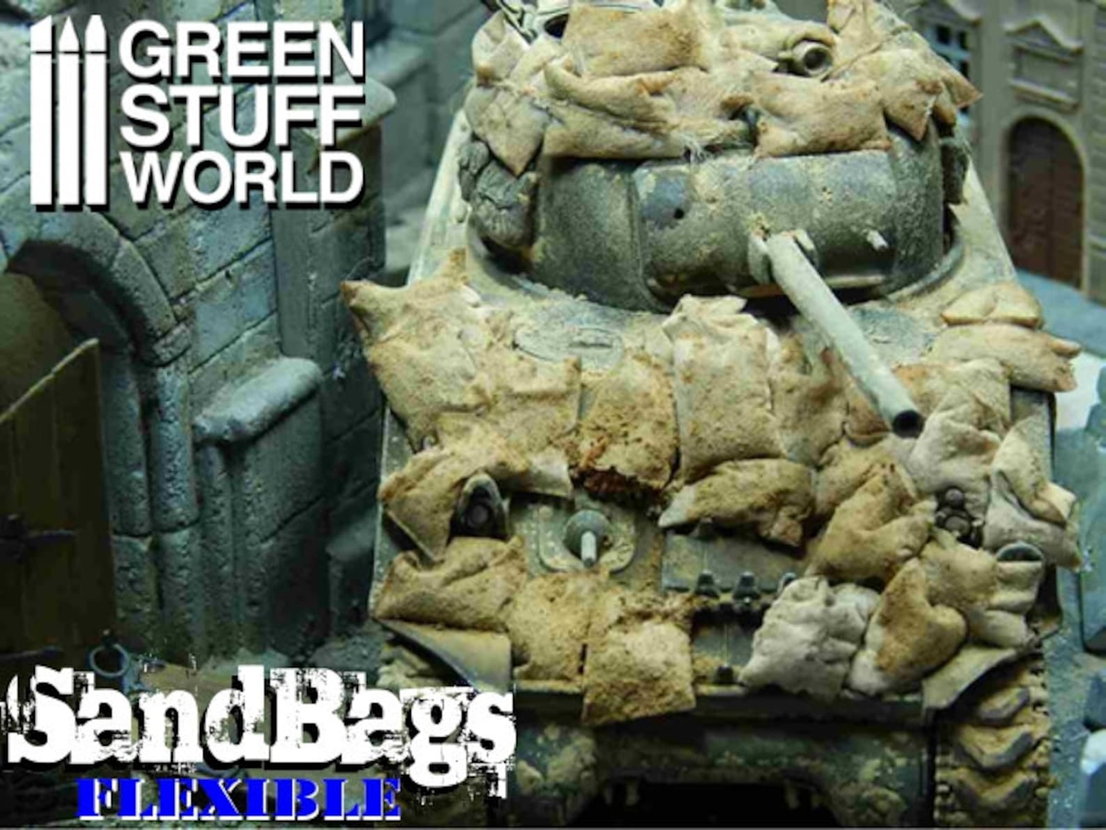 50x Flexible SANDBAGS - Basing Model Sand Bag Tank Armor Compatible ...