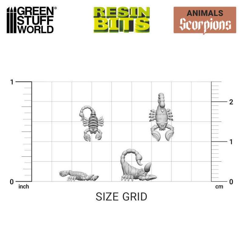 Scorpions 3D Printed Set - Animals Resin Bits Swarm Desert Wargames ...