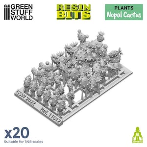 3D Printed Set - Nopal Cactus - Compatible With Wargames Wargaming ...