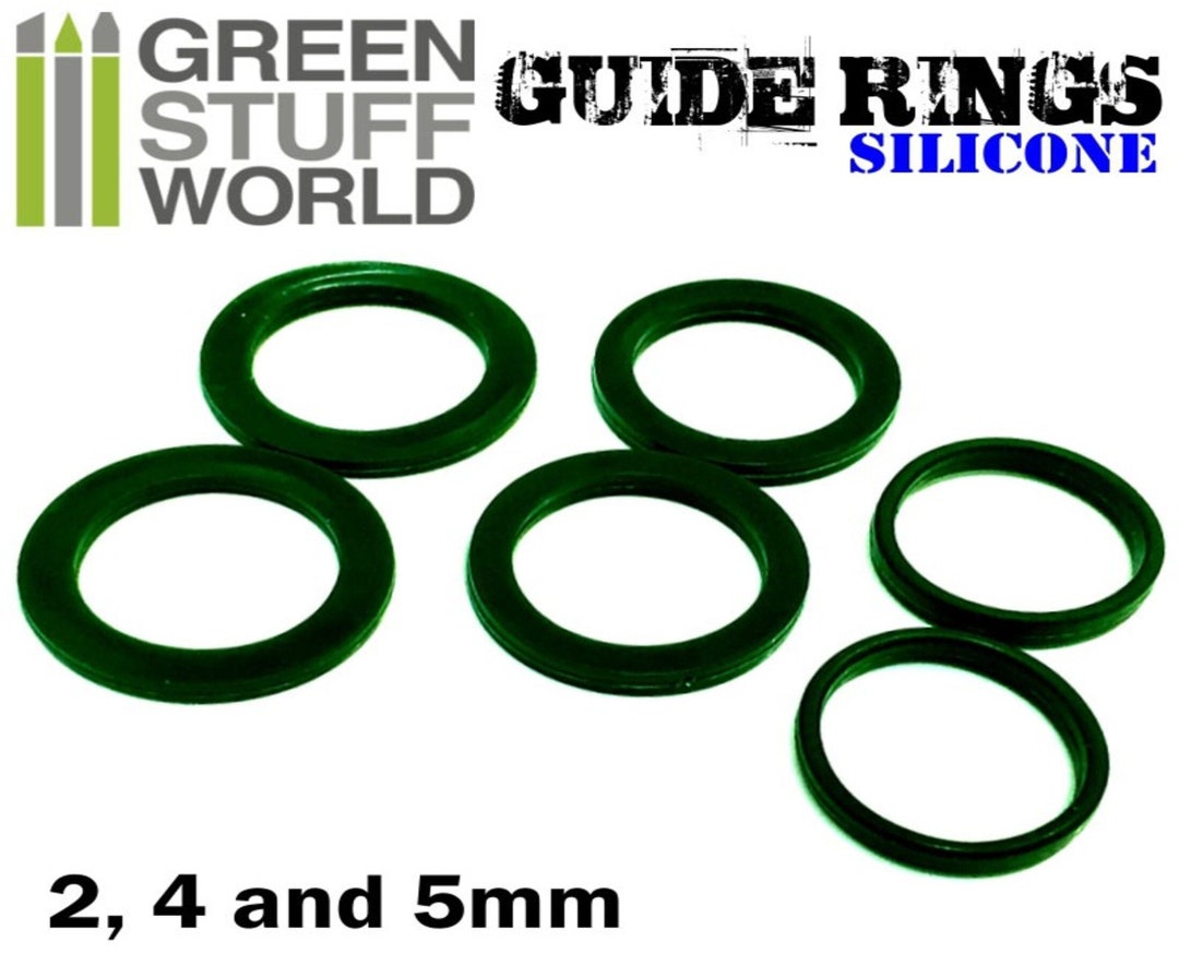 Silicone Guide Rings - to Ensure Even Thickness of Putty and Clay ...