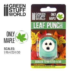 Miniature Leaf Punch MEDIUM GREEN - Leave Maker Perfect Leaves for Your ...