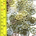 Set 85gr. - Spiral COGS and GEARS Steampunk - 40-50 Units - Sizes 1.5 ...