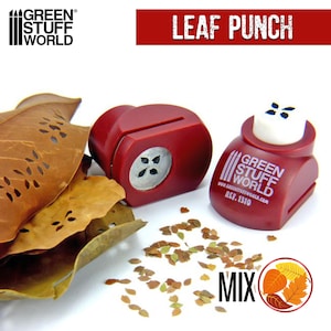 Miniature Leaf Punch RED - Leave Maker Perfect Leaves for Your Scenery ...