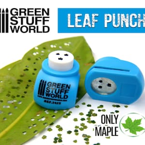 Miniature Leaf Punch MEDIUM BLUE - Perfect Leaves for Your Scenery ...