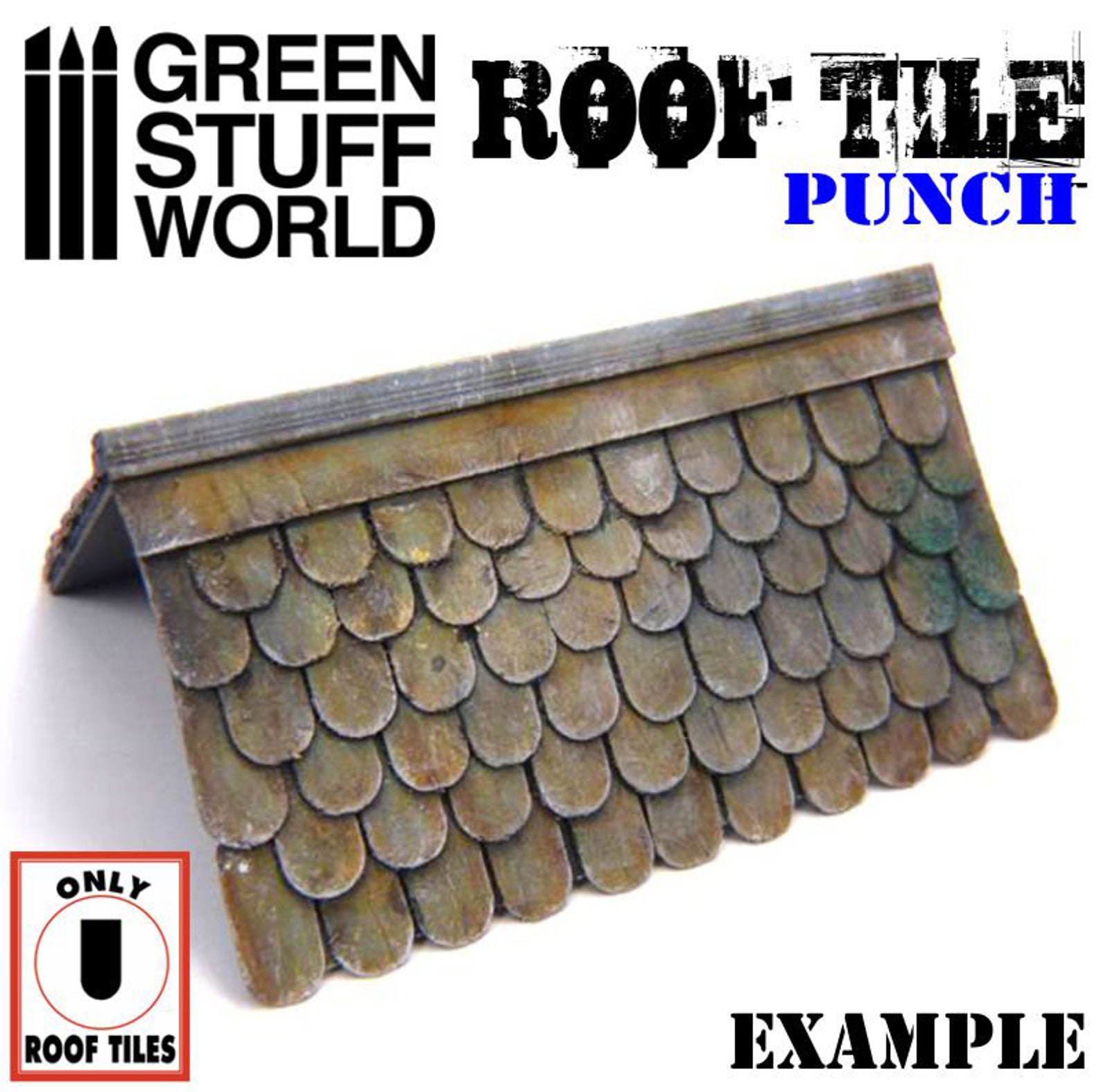 Miniature Roof TILE Punch DARK GREY - Dioramas Scenery Models Modelling ...