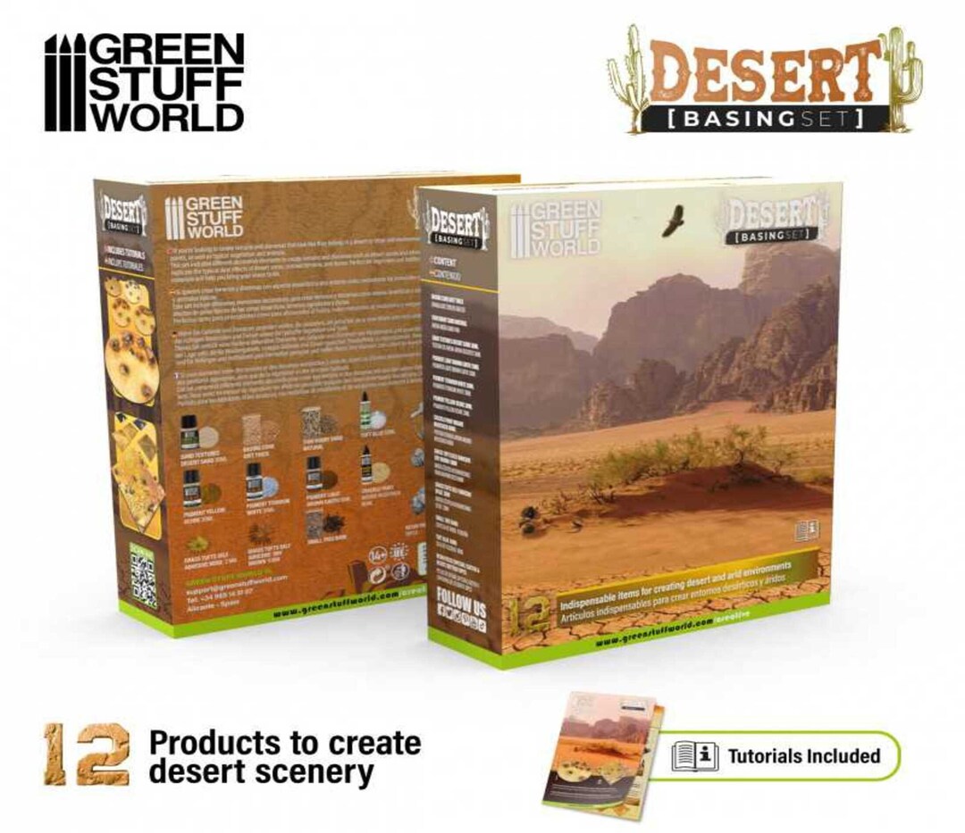 Basing Sets - Desert - Desertic Terrains and Miniature Base Painting ...