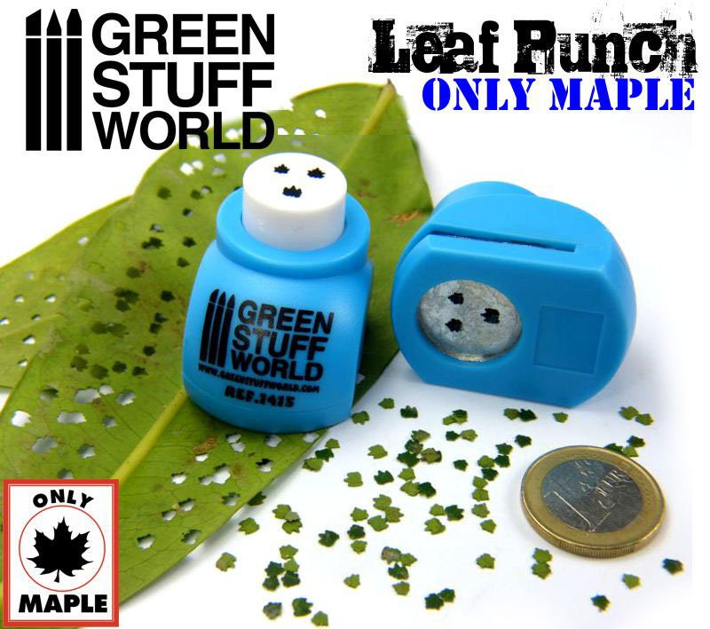 Miniature Leaf Punch MEDIUM BLUE Perfect Leaves for Your | Etsy