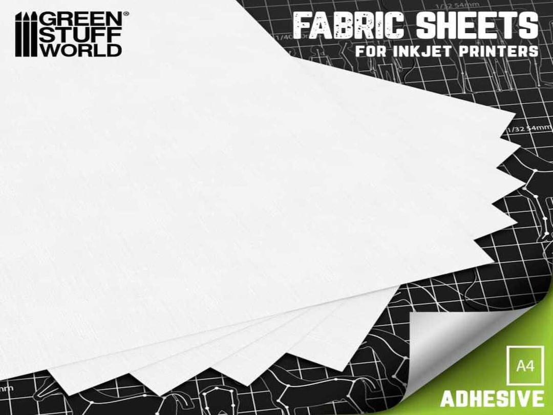 Inkjet Cotton Adhesive Fabric Sheet for Crafts and Cosplay - Etsy