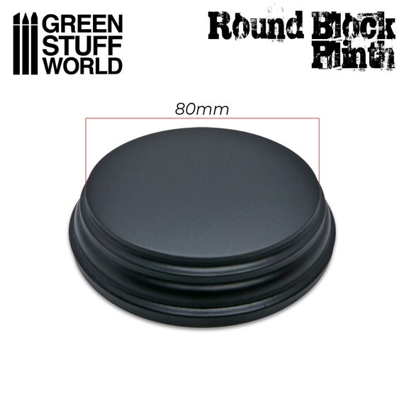 Round Top Display Plinth 8cm Base Figures Miniatures Scenery - Etsy