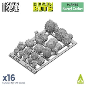 3D Printed Set - Barrel Cactus - Compatible With Miniature Wargames ...