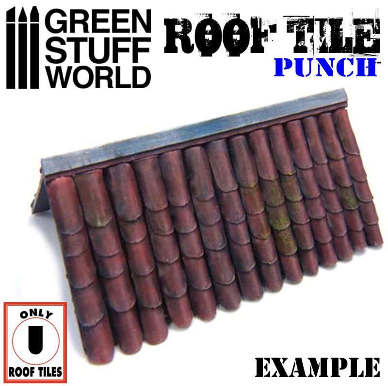 Miniature Roof TILE Punch DARK GREY - Dioramas Scenery Models Modelling ...