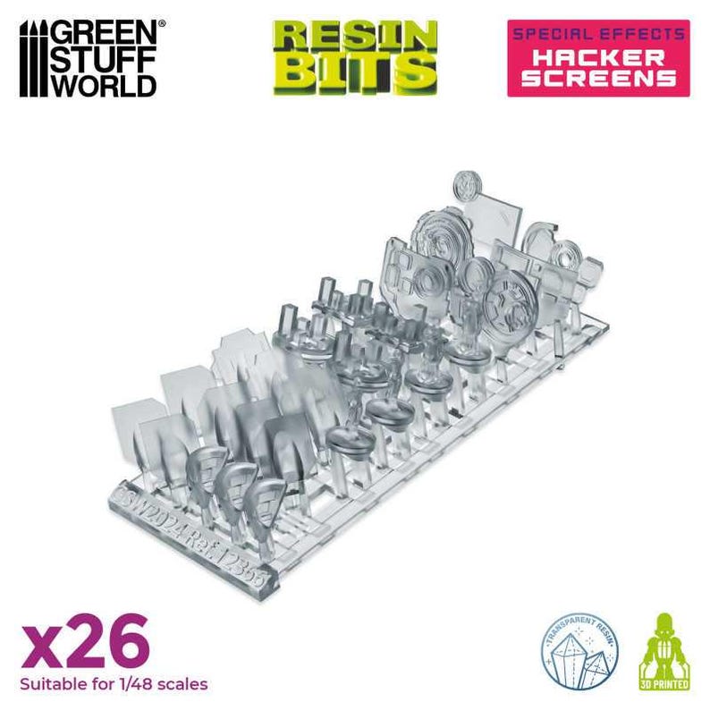 3D Printed Set - Hacker Screens - Special Effects - Decor Modelling ...