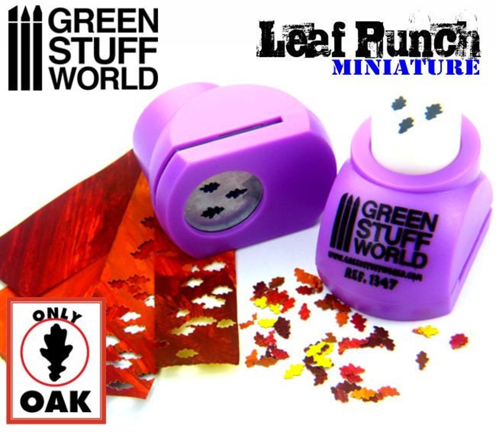 Miniature LEAF PUNCH Light Purple Leave Maker Dioramas | Etsy