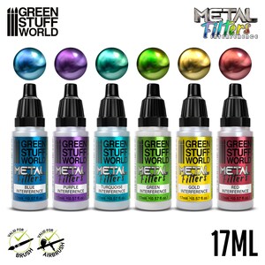 Set Metal Filters - Interference Colours - Brush and Airbrush Acrylic ...