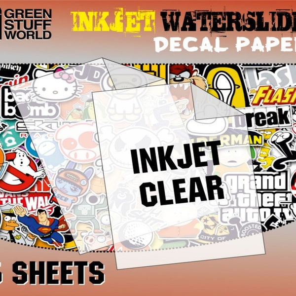 Inkjet Waterslide Decal Paper - Etsy
