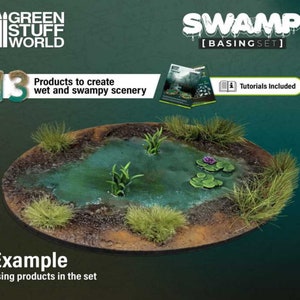 Basing Sets Forest for Swamp Dioramas and Miniature Bases Painting ...