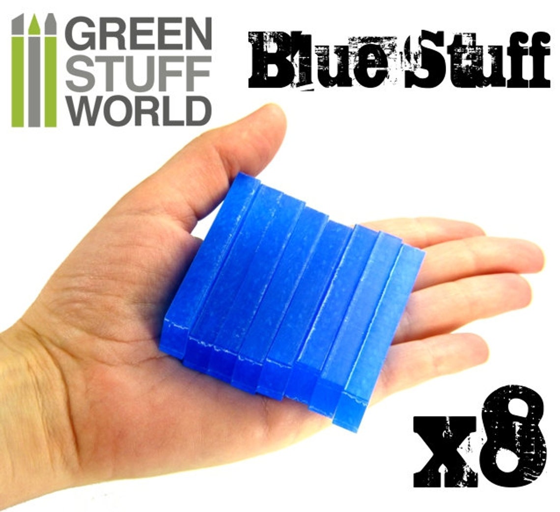 Blue Stuff 8 Bars Make Instant Moulds With Water - Etsy