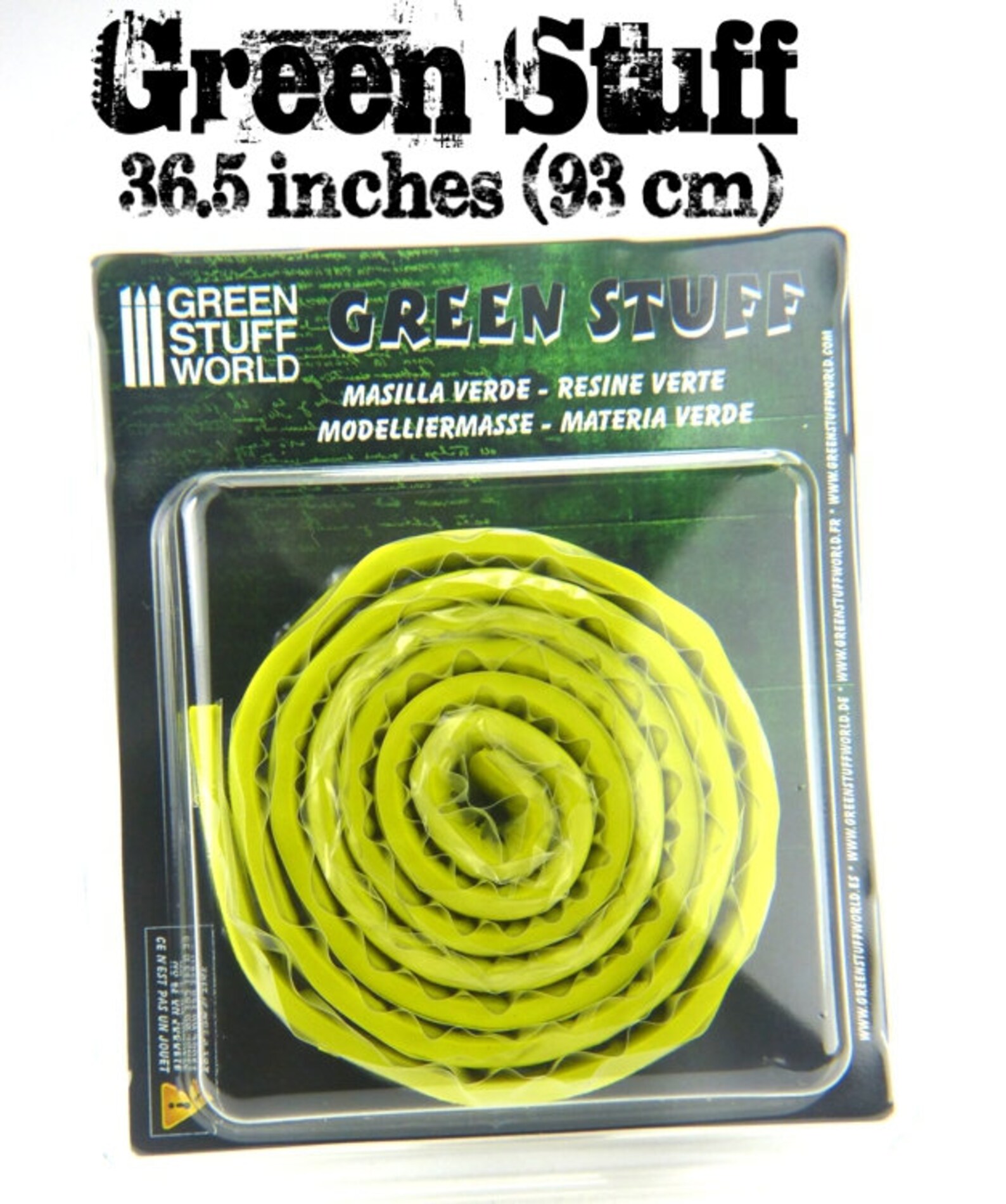 Green Stuff Putty 36'5 Inches 92cm Modeller Epoxy - Etsy