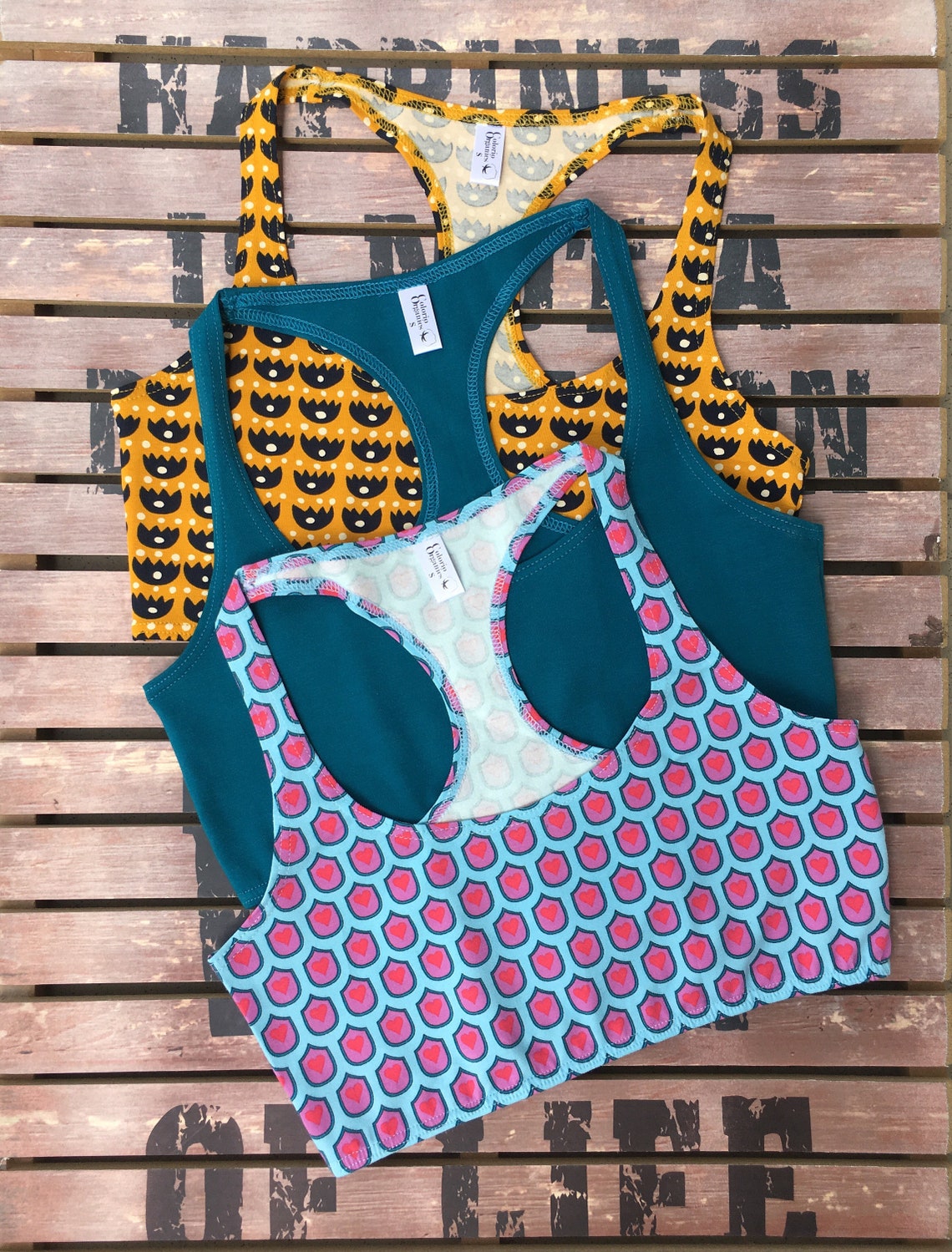 3pack Organic Bralettes - Organic Cotton Soft Bra - Please Choose 3 ...