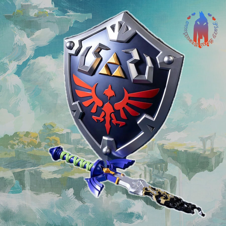 LOZ TOTK Decayed Master Sword and Hylian Shield - Etsy