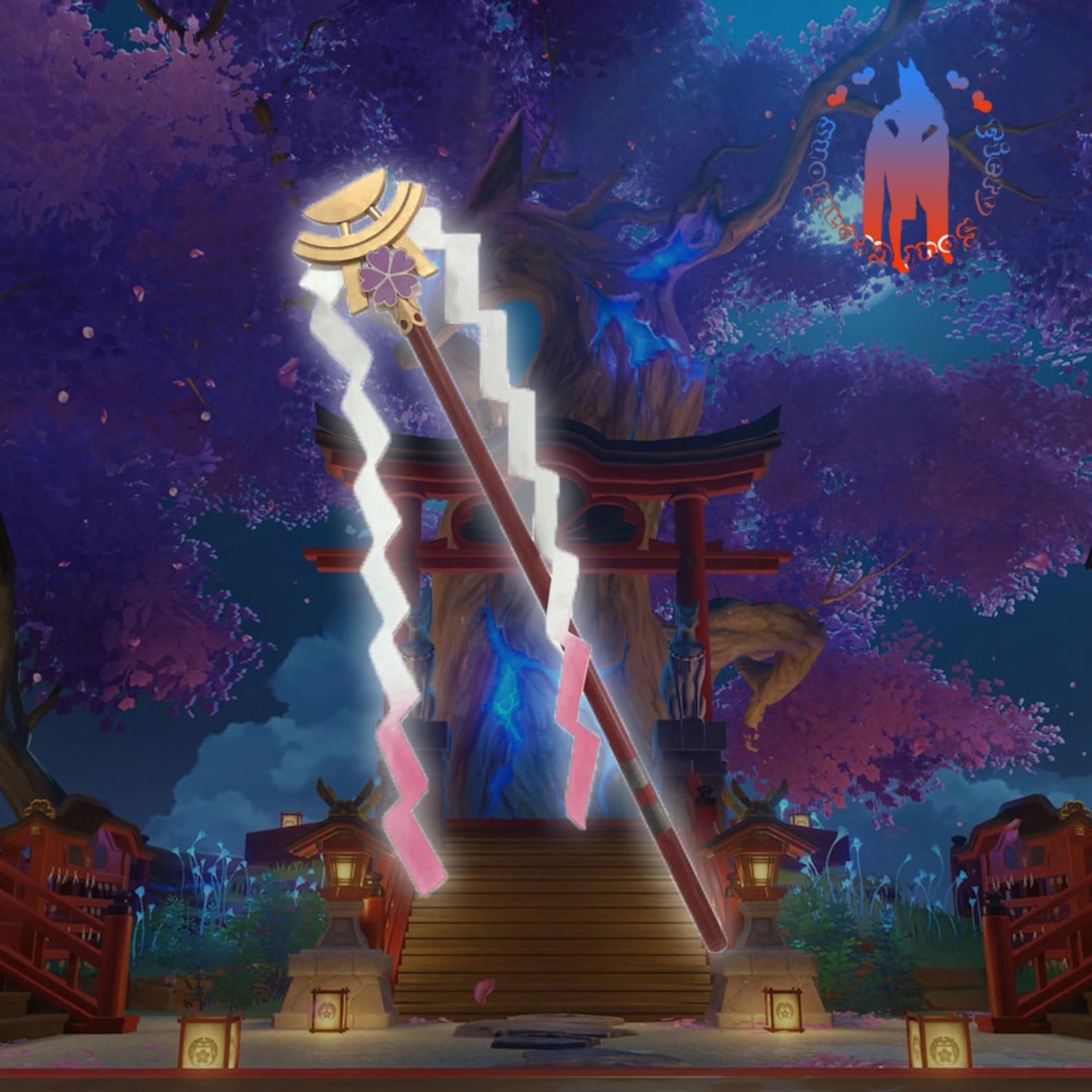 GI Yae Miko Gohei - Etsy