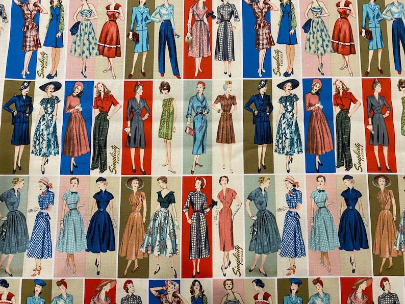 Craft Supplies & Tools Fabric Underestimate Me Simplicity Vintage 2829 ...