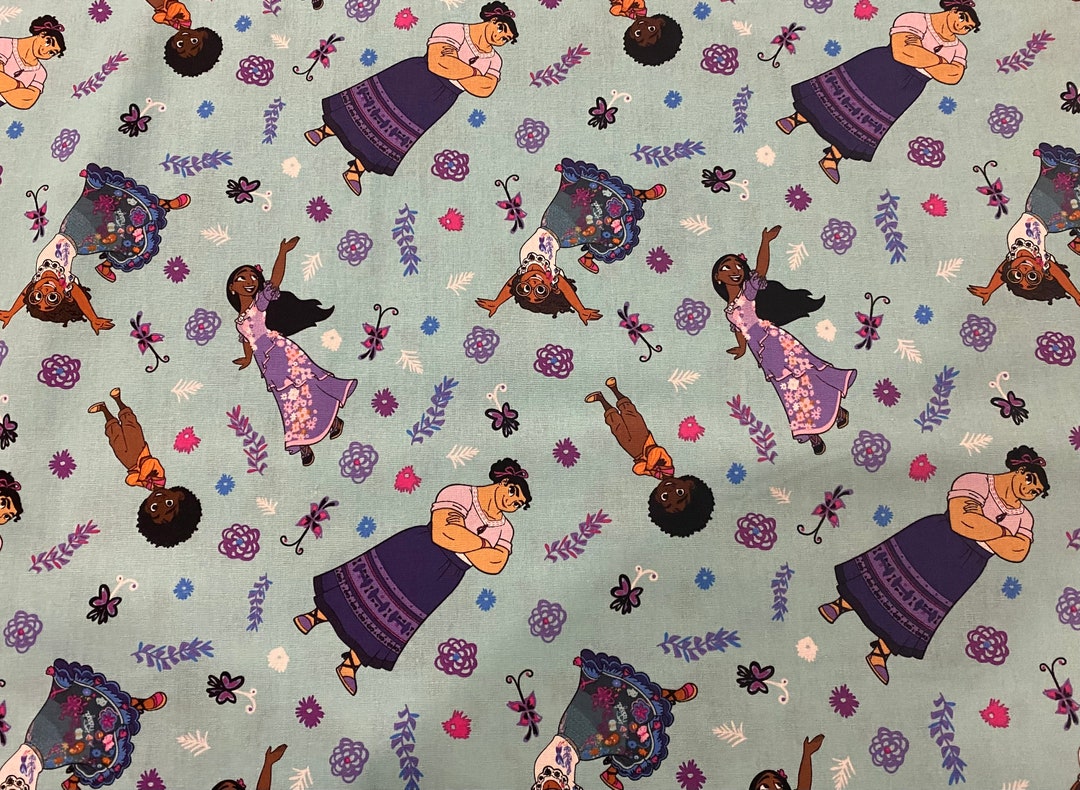 100% Cotton Quilting Fabric Disney Encanto Character Packed Mirabel ...