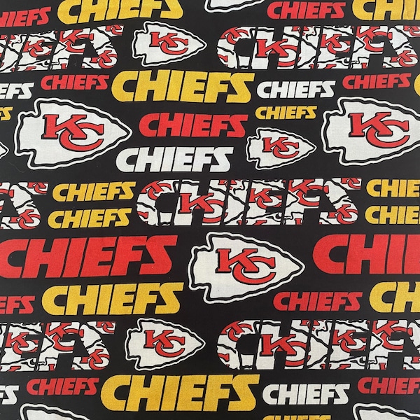 Kansas City Chiefs Fabric - Etsy