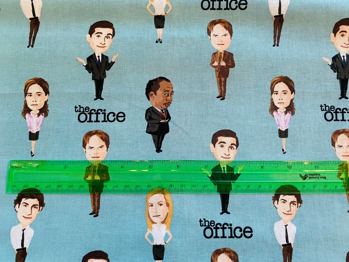 100% Cotton Mask Quilting Fabric the Office Michael Dwight Stanley ...