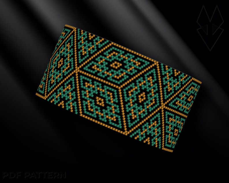 Peyote Bracelet Pattern Odd Count Peyote Pattern Peyote - Etsy