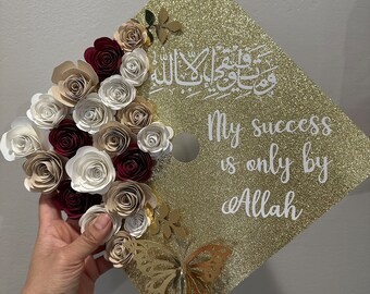 Bismillah Graduation Cap Topper Allah Akbar Graduation Cap Paper ...