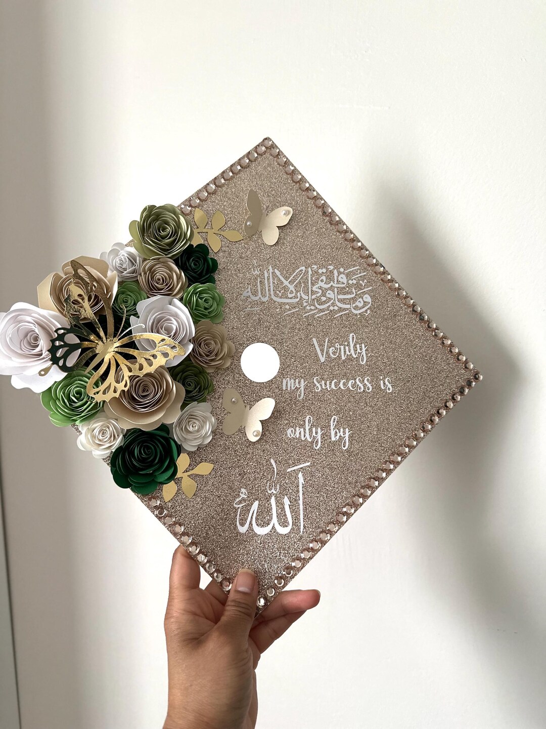 READY TO SHIP Graduation Cap | Graduation Cap Topper | Graduation | Cap ...